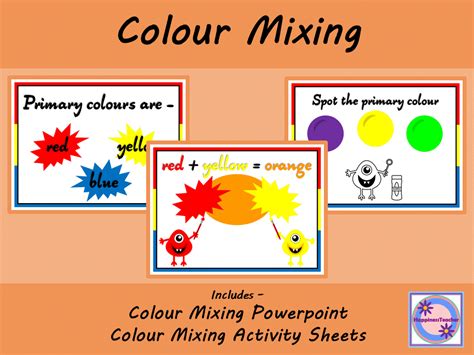 Colour Mixing And Posters Teaching Resources