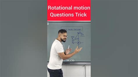 Rotational Motion Question Tricks Learn Physics Within 60s With Ssp