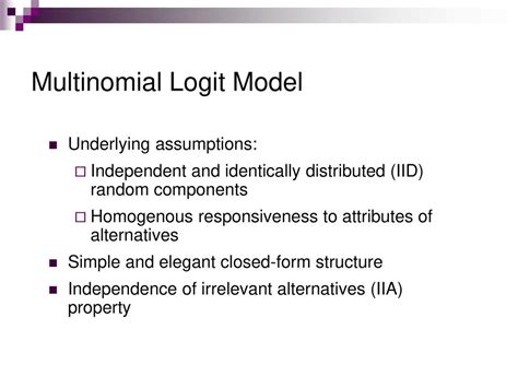 General Introduction To Choice Modeling Ppt Download