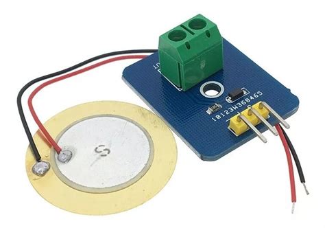 Sensor De Vibracao Toque Piezoeletrico Para Arduino Esp8266 Mebuscar