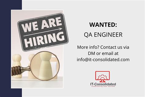 Hiring Jobopportunity Qaengineer It Consolidated