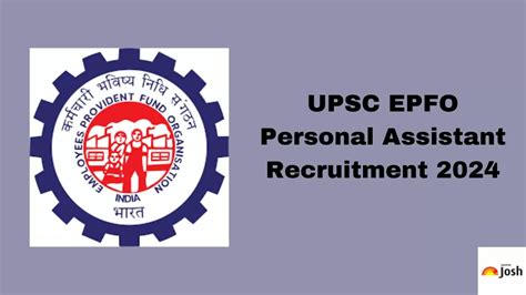 Upsc Epfo Pa Recruitment 2024 Notification Out Apply Online For 323