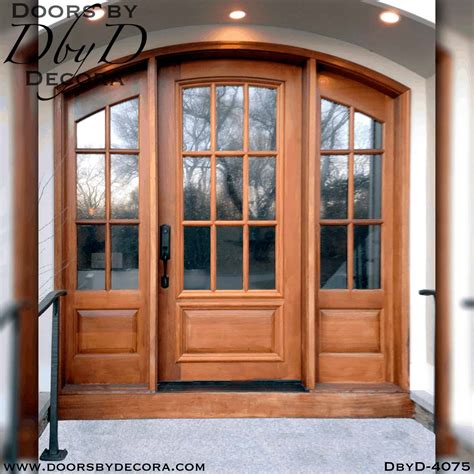 Custom Craftsman Door And Large Side Lites Entry Doors By Decora