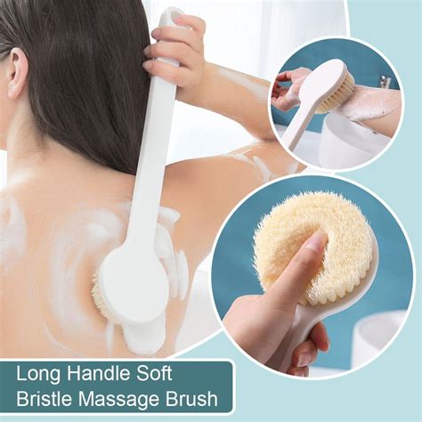 Long Handle Exfoliating Soft Bath Scrubber Back Body Exfoliation