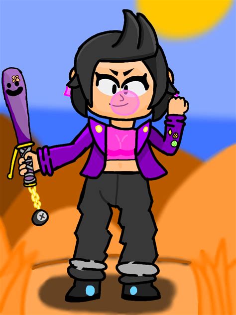 Quick Bibi Drawing I Made In Class Today Rbrawlstars