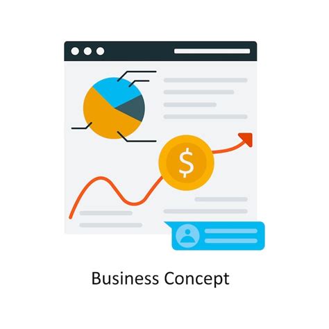 Premium Vector Business Concept Concept Flat Icon Style Illustration