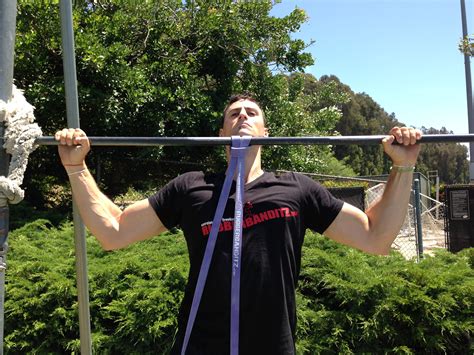 Women Use Pull Up Assist Bands