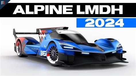 First Look At Alpine A424B LMDh For 2024 YouTube