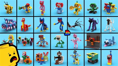 Lego Poppy Playtime Building Minifigures Of Every Character Chapters