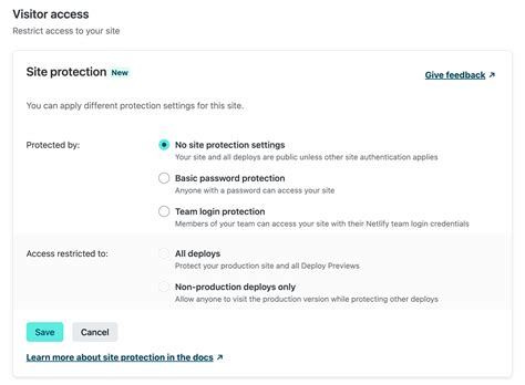 More Granular Site Access Control For Improved Security
