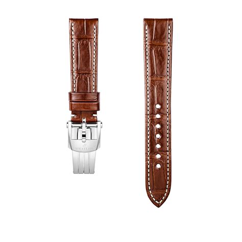 Breitling Brown Alligator Leather Watch Strap 18mm