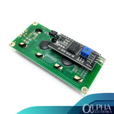 pantalla lcd 16x2 con módulo i2c electrónica alpha guatemala