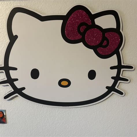 Hello Kitty Wall Decor Trendy Hellokitty Cute Depop