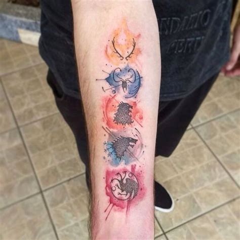 20 Game Of Thrones Tattoos That Show Youre A Fan For Life Game Of
