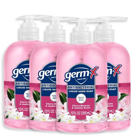 Germ X Antibacterial Hand Soap Moisturizing Liquid Hand