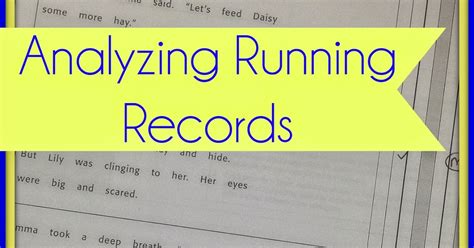 Reading Royalty Analyzing Running Records Msv Made Easy With A Freebie