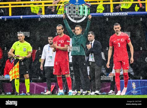Dortmund L R Yusuf Yazici Of Turkiye Merih Demiral Of Turkiye During The UEFA EURO