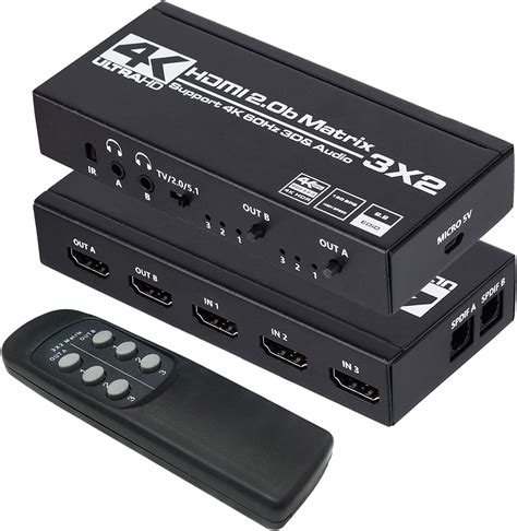 Amazon TESmart X HDMI Matrix K Matrix Switcher Support EDID K HZ P D HDCP