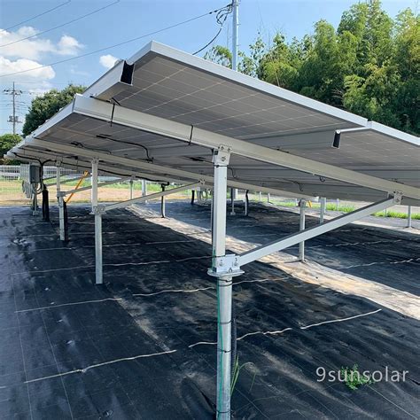 Al6005 T5 Aluminum Alloy A N W Type Cement Foundation Solar Ground