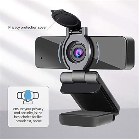 Dericam Webcam 1080p Cámara De Computadora Usb Cámara Web Plug And