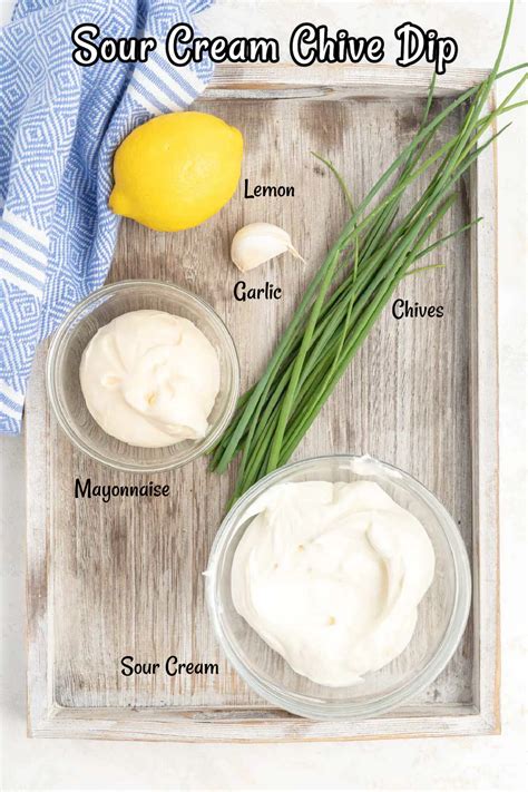 Sour Cream And Chive Dip Tastes Of Homemade