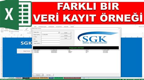 Excel Vba Ile Farklı Bir Veri Tabanı Kayıt örneği Tavsiye Edilir