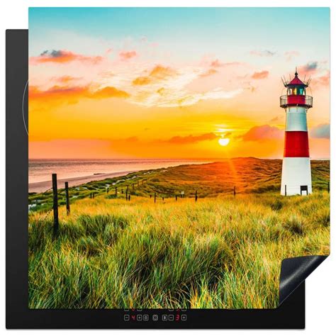 Muchowow Herd Abdeckplatte Leuchtturm Natur Sonne Landschaft