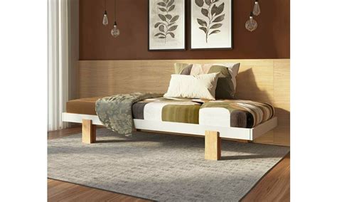 Lit Gigogne Keli Bois Et Blanc Transformable En Lit 2 Places