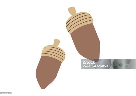 Cute And Simple Acorn Illustration Stock Illustration Download Image