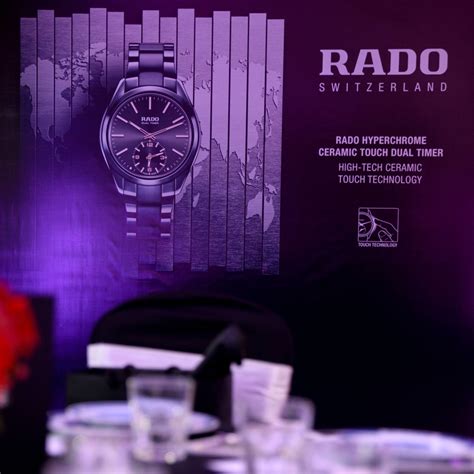 Rado The Rado Hyperchrome Ceramic Touch Dual Timer Was