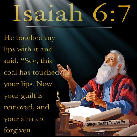 He Touched My Lips With It And Said “see This Coal Has Touched Your