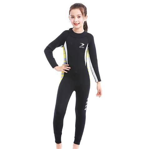ชุดว่ายน้ำเด็กควบคุมอุณหภูมิ ป้องกันหนาว ป้องกันรังสี Uv Bodysuit แขน