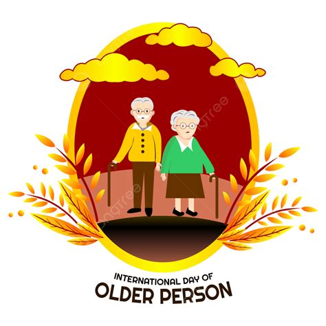 International Day Event Of Older Person Vector Old Older Person Grandpa Oldster PNG