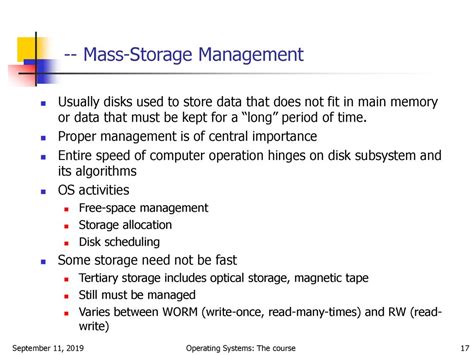 Operating Systems The Course Ppt Download