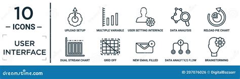 dual stream chart vector icon on white background flat vector dual stream chart icon symbol