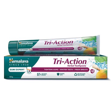Himalaya Tri Action Herbal Toothpaste 125g Himalaya Wellness South Africa