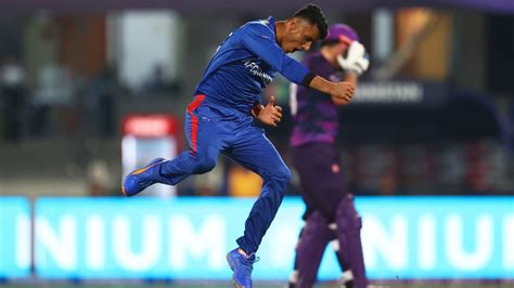 Afg Vs Scot Cricket Scorecard 17th Match Group 2 At Sharjah October