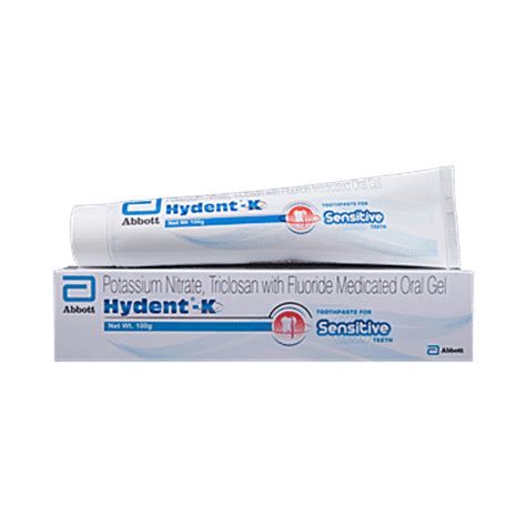 Buy Hydent K Hydent K Medicated Oral Gel With Fluoride Toothpaste For
