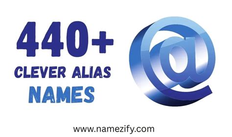 440 Clever Alias Names For Creative Online Identities