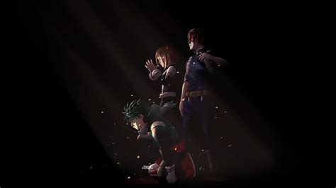 Download Wallpaper 2560x1440 Boku No Hero Academia Dark Artwork Dual