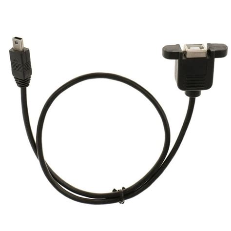 Mini Usb De 5 Pines A Usb 20 De Impresora Conector De Montaje Aéreo