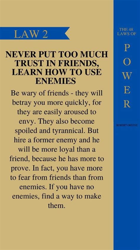 The 48 Laws Of Power Law 2 Empowering Quotes Self Help Book Self