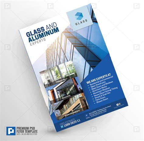 Glass And Aluminum Works Flyer Psdpixel