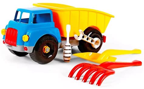Brinquedo Caminhão Caçamba Educativo Monta Desmonta 4347 R 12248 Em