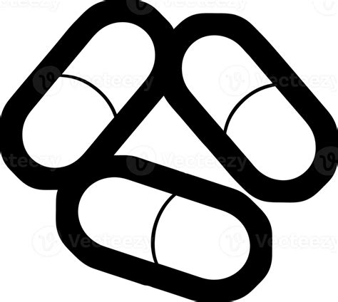 Illustration Of Some Medical Pills Icon 40818497 Png