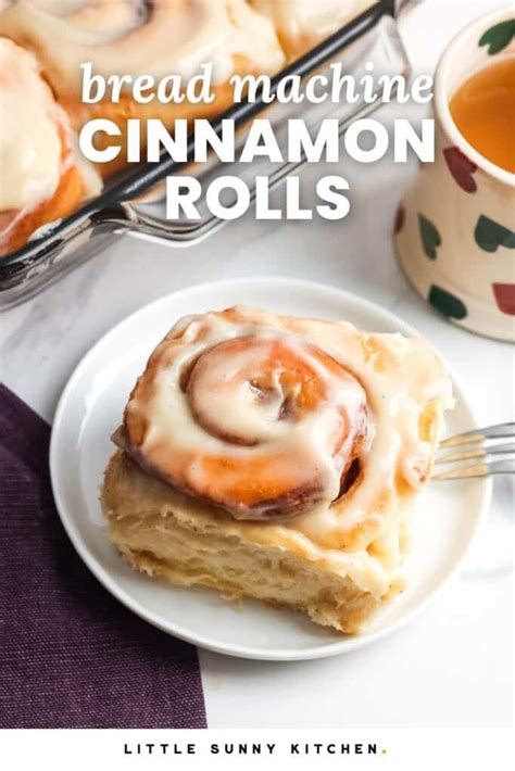 Easy Bread Machine Cinnamon Rolls