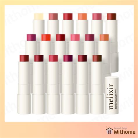 Melixir Vegan Lip Butter 39g 18 Màu Son Dưỡng Môi Thuần Chay