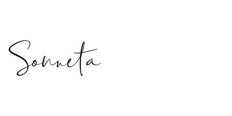 Sonneta In Use Fonts In Use