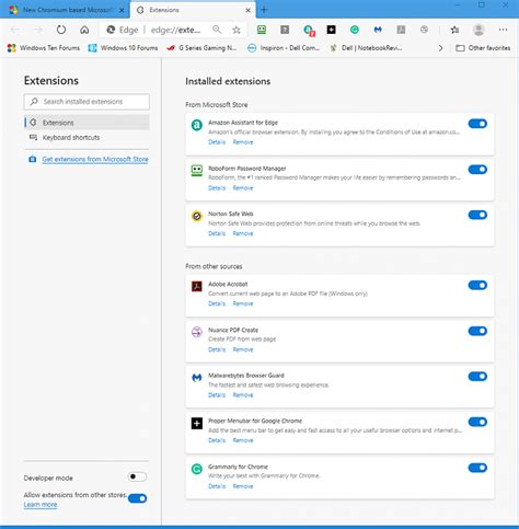 New Chromium Based Microsoft Edge Now Generally Available Page 26