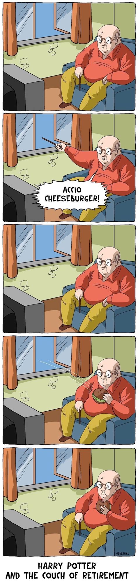 Harry Potter And The Couch Of Retirement Harry Potter Know Your Meme